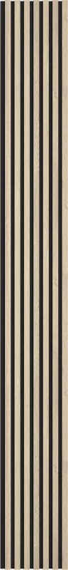 Mexen Lam-B, stěnové lamely 275 × 31,5 cm, HDF deska 4 mm, dub perlový, S100-275317-2812-058