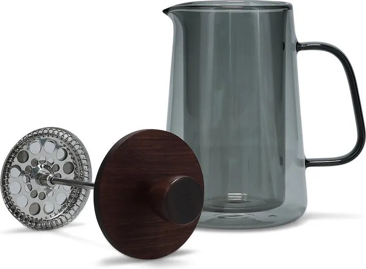 Šedá skleněná moka konvička 350 ml Luma – S|P Collection