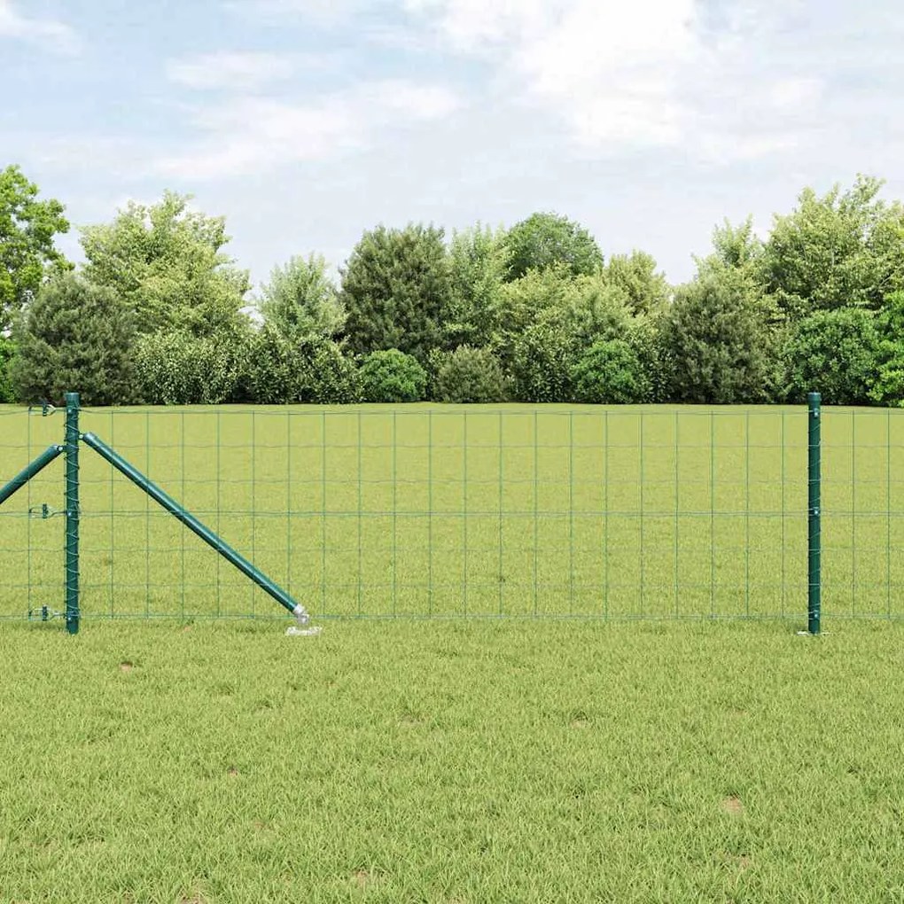 Evropský plot se hroty 10 x 0,4 m Ocel potažená PVC Zelená 3350568