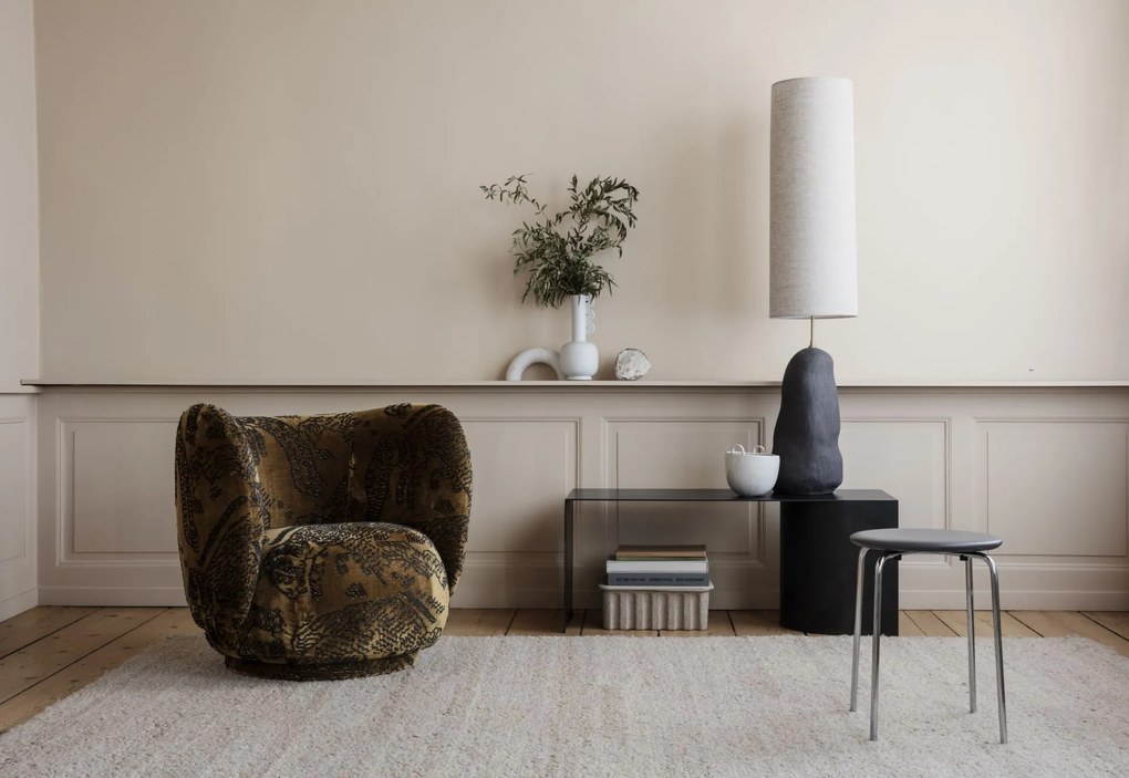 Ferm Living Keramický obal na květináč Speckle Pot, krémová barva, keramika