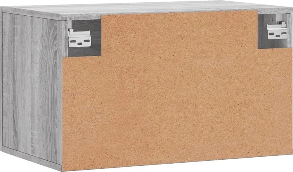 vidaXL Nástěnná skříňka 60 x 36,5 x 35 cm kompozitní dřevo [830002] Barva: šedá sonoma