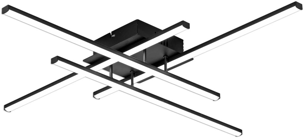 Brilagi led stropní svítidlo stripes led/37w/230v černé