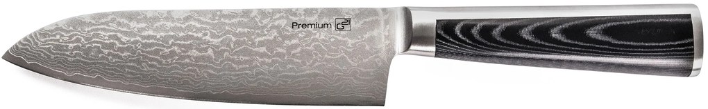 Kuchyňský nůž g21 damascus premium 17 cm, santoku