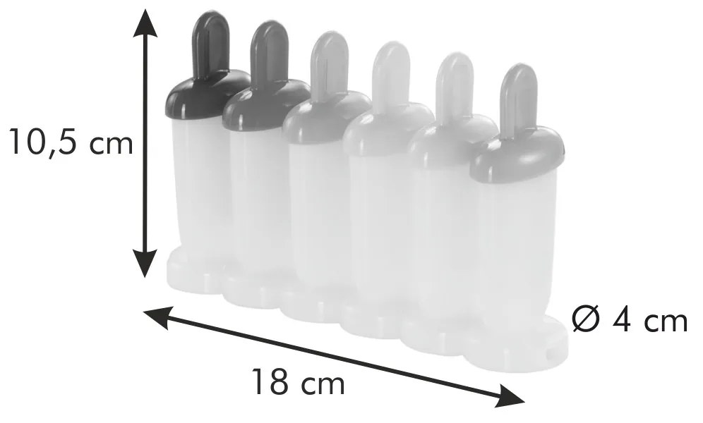 TESCOMA Mini tvořítka na zmrzlinu BAMBINI, 6 ks