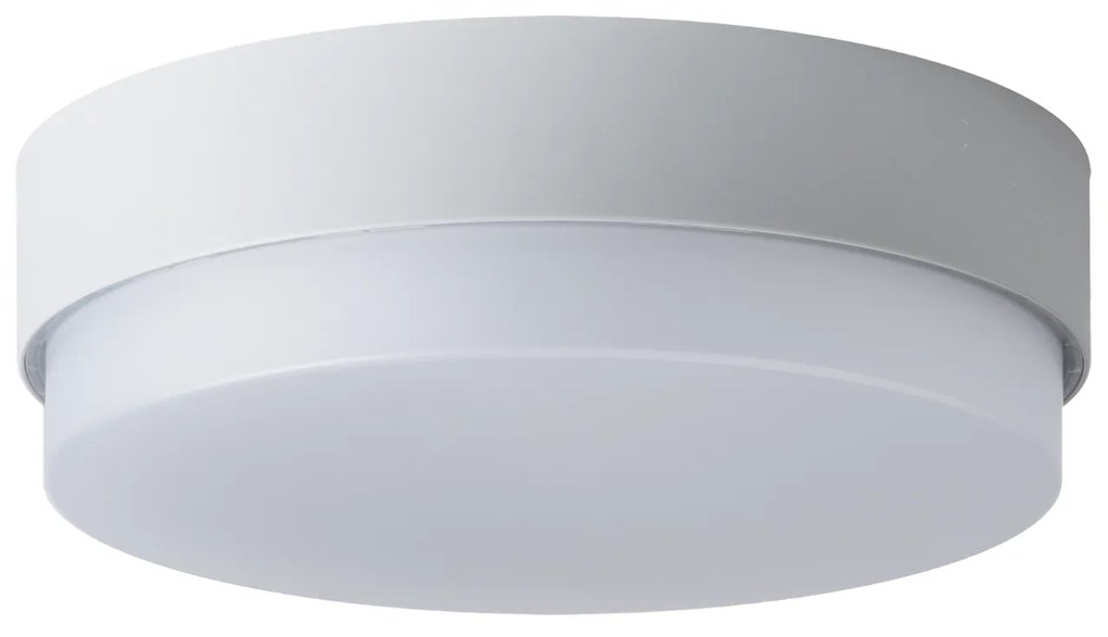 Osmont TRI57208 Triton 1, stropní stříbrné kruhové svítidlo, 13W LED 3000K, průměr 28cm, IP65
