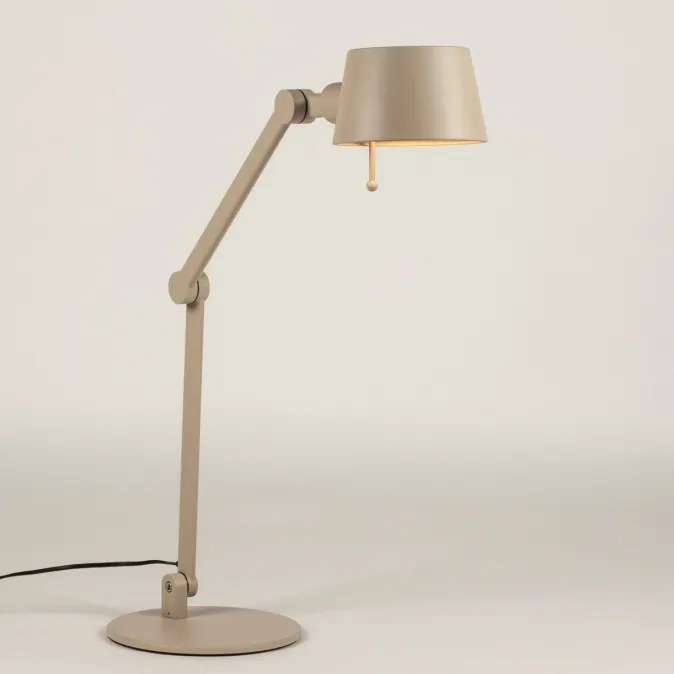 Stolní designová lampa Niki Taupe
