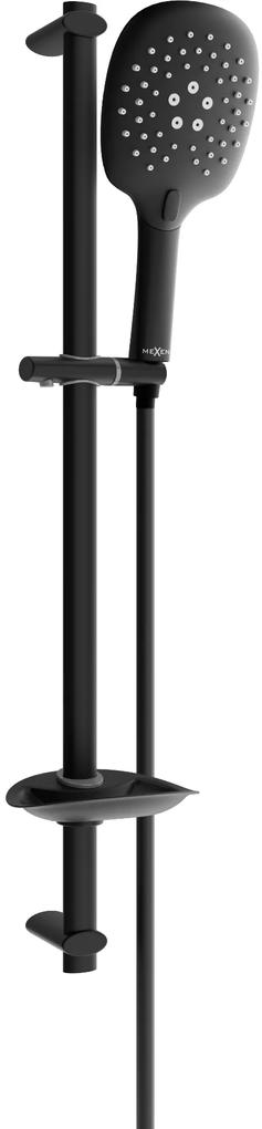 Mexen sprchový set DB22, černá, 785224584-70