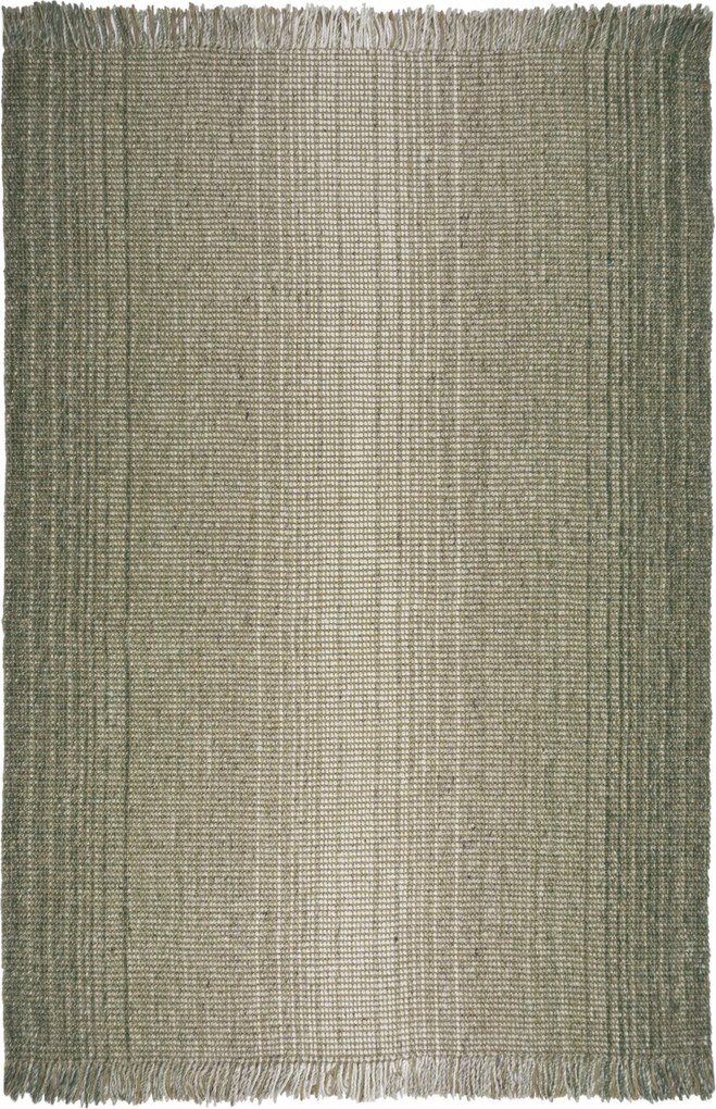Kusový koberec Mottle Jute Ombre Green, 80x150, zelená, chodba / predsieň, Flair Rugs