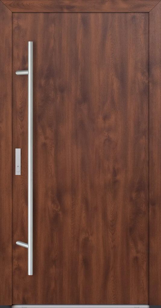 FM Turen - Feldmann & Mayer Vchodové dveře s ocelovým opláštěním FM Turen model DS00 Orientace dveří: Levé, otevírání dovnitř, Dekor: Bílá, Standardní rozměr dveří včetně rámu: 88 cm x 208 cm - vnější rozměr rámu