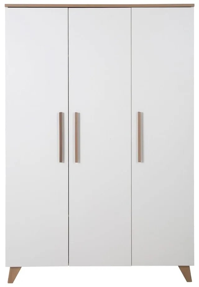 Bílá dětská šatní skříň 118x190 cm – Roba Biano.cz