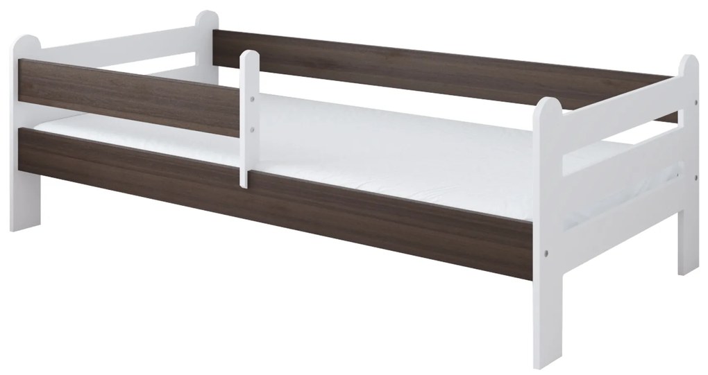 BabyBeds Dětská postel RYSIO Velikost postele: 160x80 cm, Barevné provedení: Bílá, Úložný prostor: Ne, bez úložného prostoru Bílá