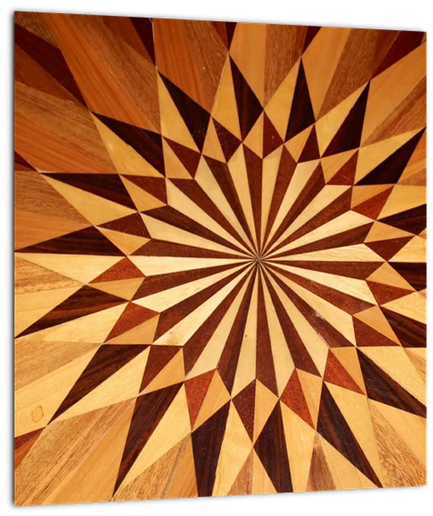 Obraz - Dřevěná koláž (30x30 cm)