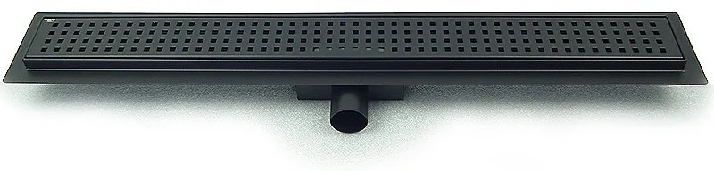 BPS-koupelny Sprchový odtokový žlab DL01 QUBE G3 HYD-2681 70 cm, černý