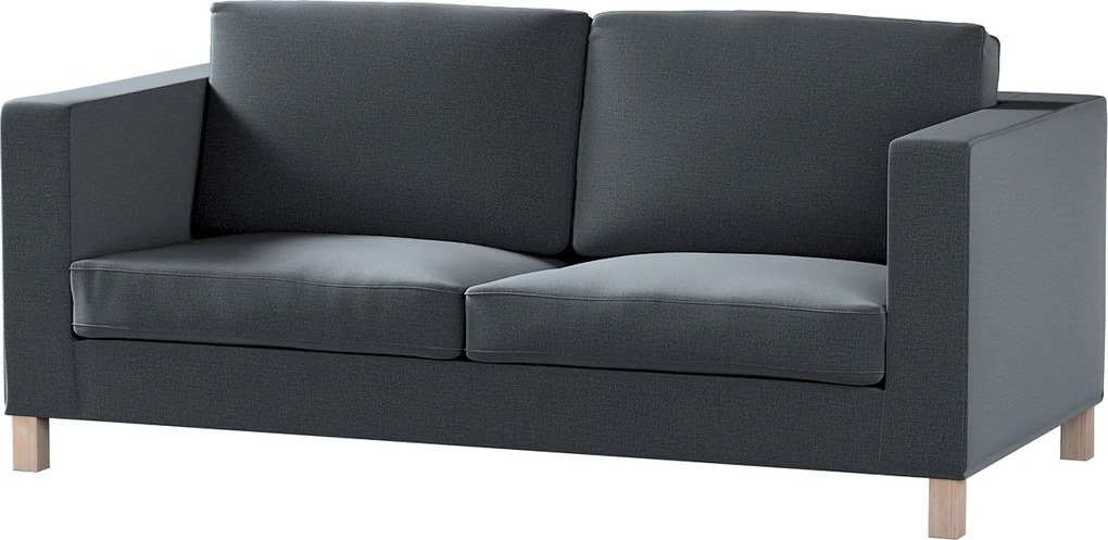 Potah na pohovku IKEA Karlanda rozkládací, krátký barva šedá látka sametová