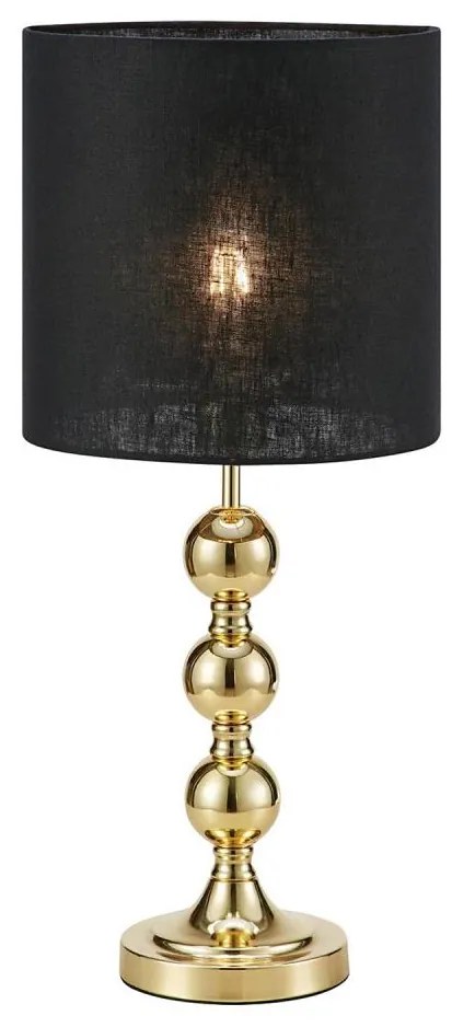 Markslöjd 108574 - Stolní lampa OCTO 1xE27/40W/230V černá/zlatá