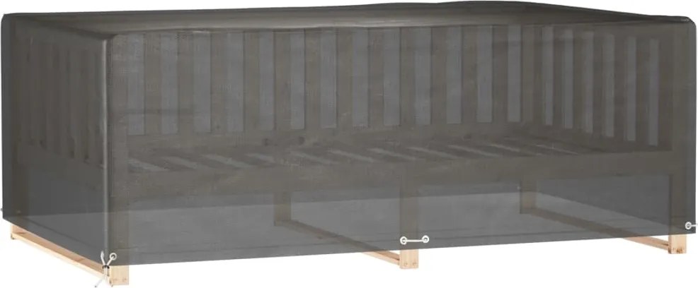 Plachty na zahradní nábytek 2 ks 12 oček 213x132x75 cm obdélník 3155351