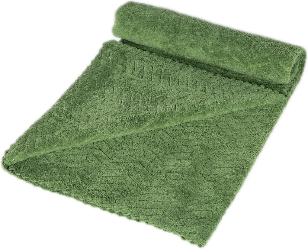 Sinsay - Sada ručníků s plastickým vzorem 2 pack - zelená