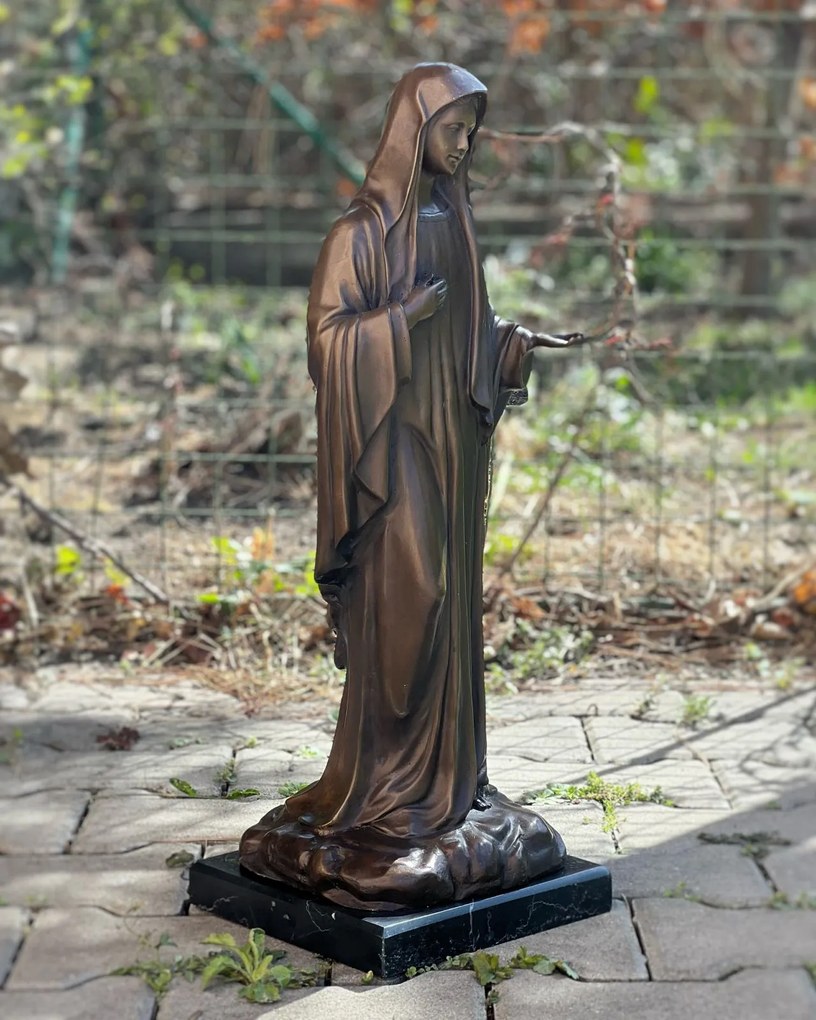 Bronzová soška socha - Madonna