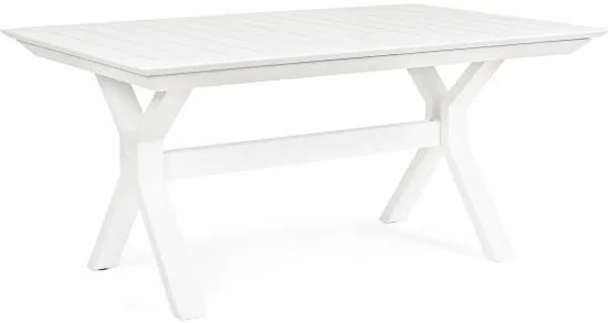 BIZZOTTO Rozkládací zahradní stůl KENYON 180x100cm bílý 0663235