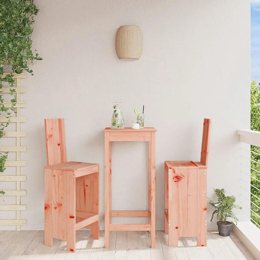 vidaXL Barové stoličky 2 ks 40 x 42 x 120 cm masivní borové dřevo [825353] Barva: Černá borovice