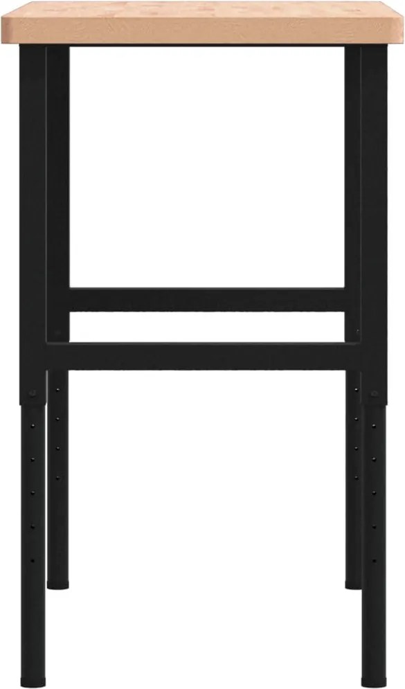 Pracovní stůl 100 x 60 x (73–99,5) cm masivní buk obdélníkový 3309683