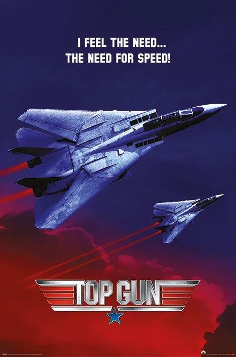 Plakát, Obraz - Top Gun - The Need For Speed, (61 x 91.5 cm)