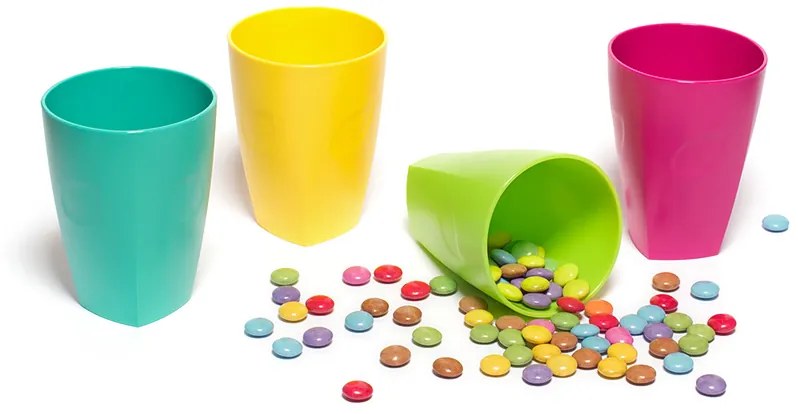 VIVA Kelímek 0,3l Modrá Set 4ks