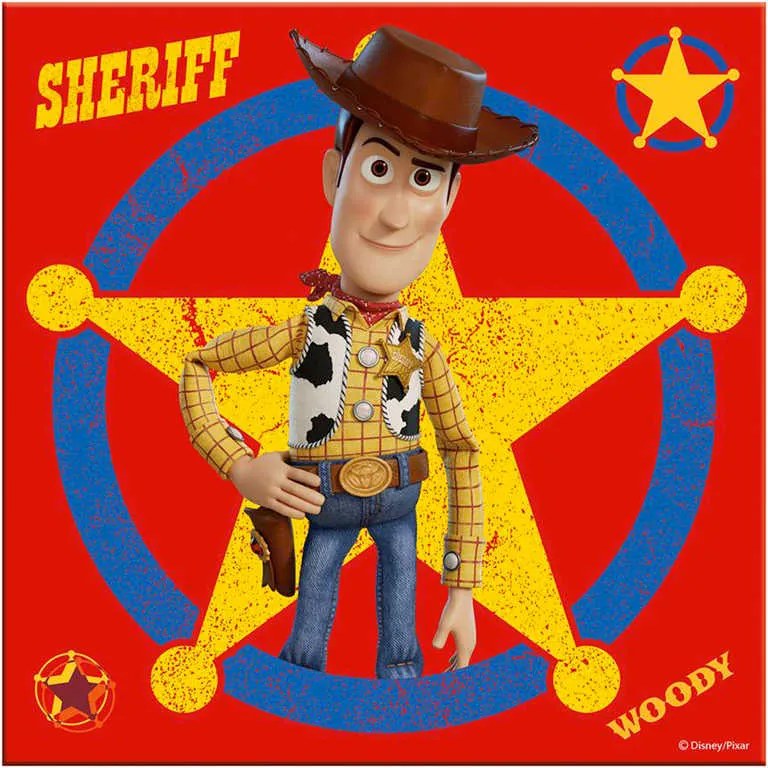 DINO Puzzle Toy Story (Příběh hraček) 18x18cm skládačka 3x55 dílků dn335325