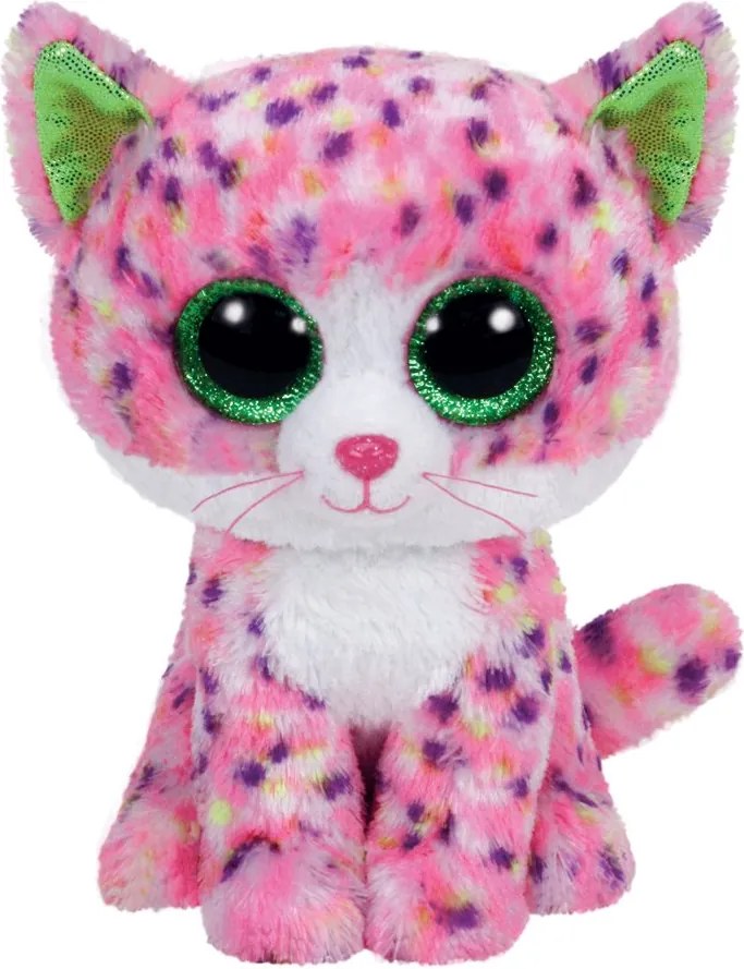 Plyšák beanie boos sophie - pink cat 24 cm