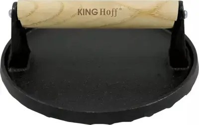 Kinghoff KH-1759 / Lis na burgery / litinový / 18 cm