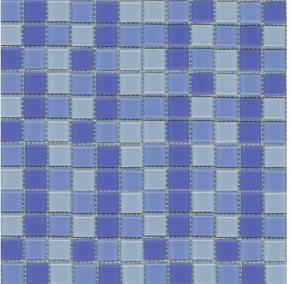 Skleněná mozaika CM 4222 světle modrá 30,5x32,5 cm