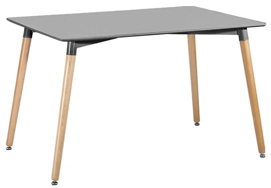 Jídelní stůl Elementary Pp – tmavě  120 × 80 × 75 cm LEITMOTIV