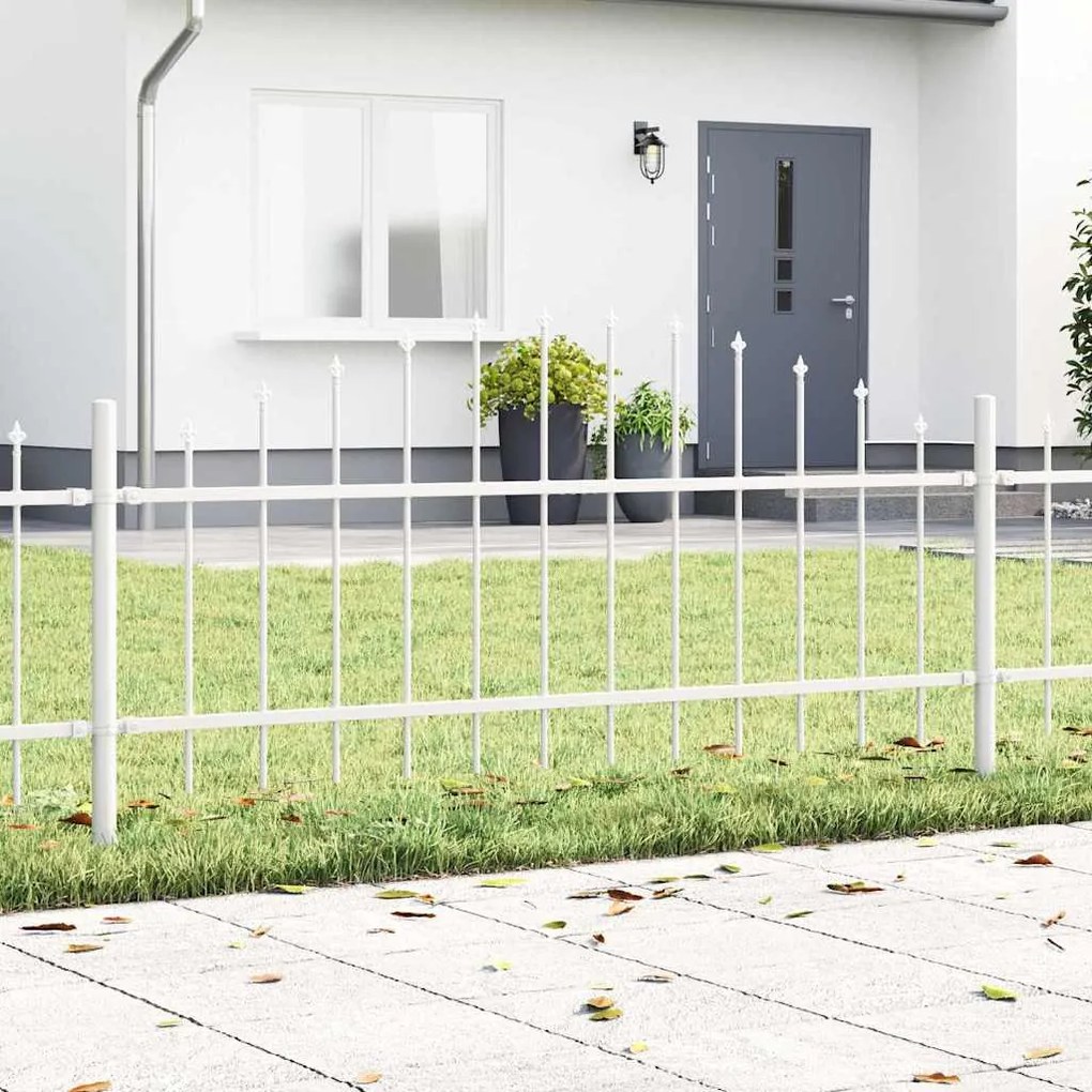 Zahradní plot WOERDEN 3 ks 170 x 115 cm Práškově lakovaná ocel 3360142