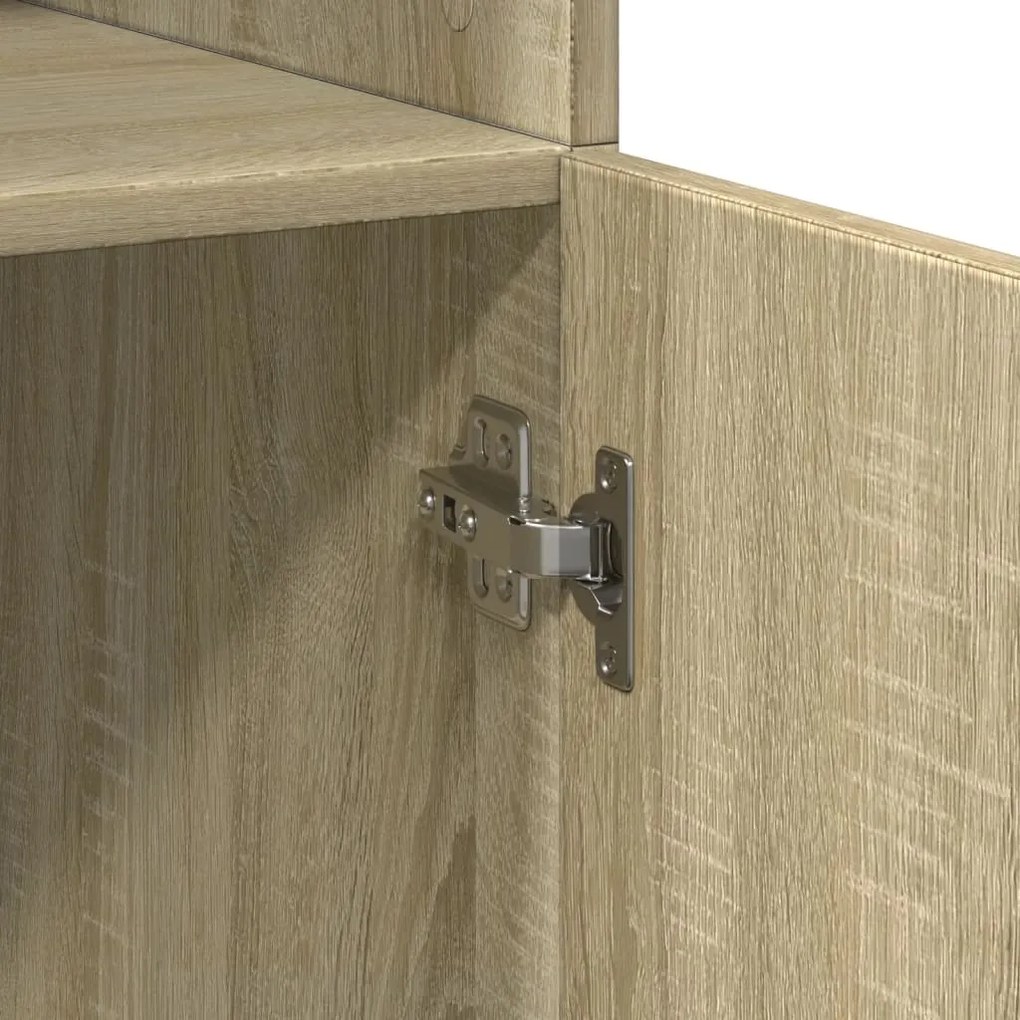 Skříň highboard dub sonoma 70 x 42,5 x 185 cm kompozitní dřevo 3281373