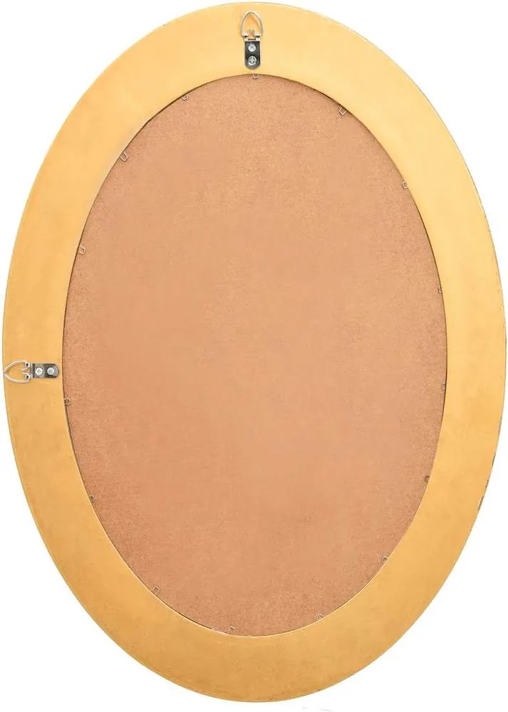 Nástěnné zrcadlo barokní styl 50 x 70 cm zlaté 320353