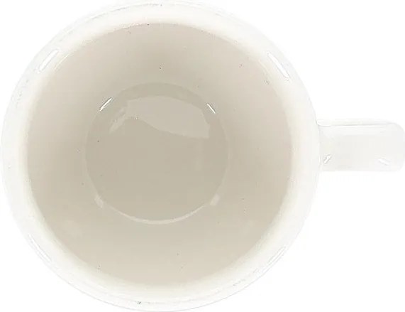 Bílý/modrý porcelánový šálek na cappuccino 200 ml Azul – BonBistro