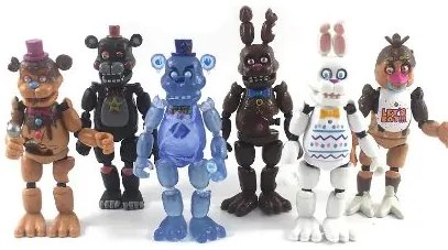 FNAF Five Nights At Freddy´s figurky sada 6 ks