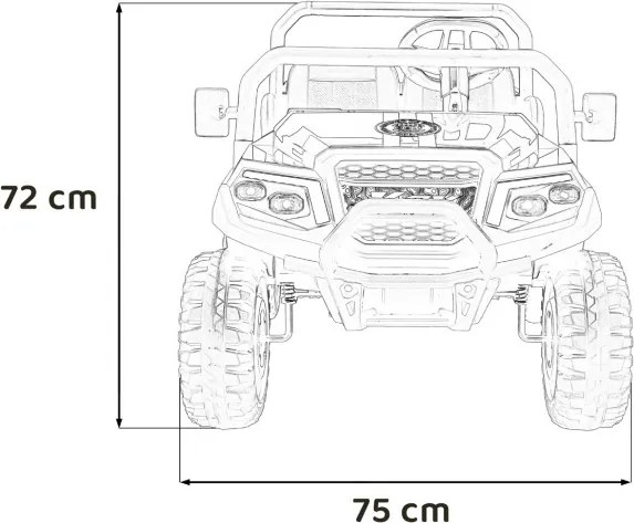 Elektrické autíčko Pick-Up Champion černé