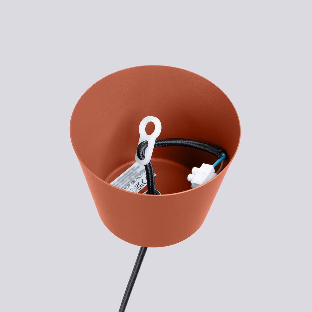 Sollux Lighting Závěsné svítidlo BILO okrově červené