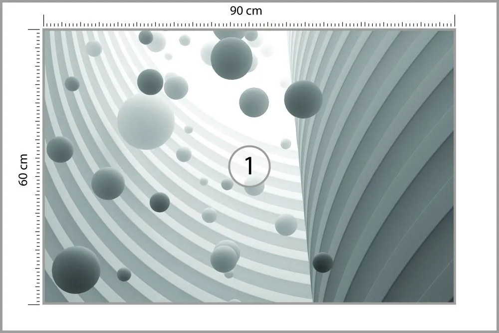 Fototapeta Optické Koule 3D Samolepící tapety 368x254