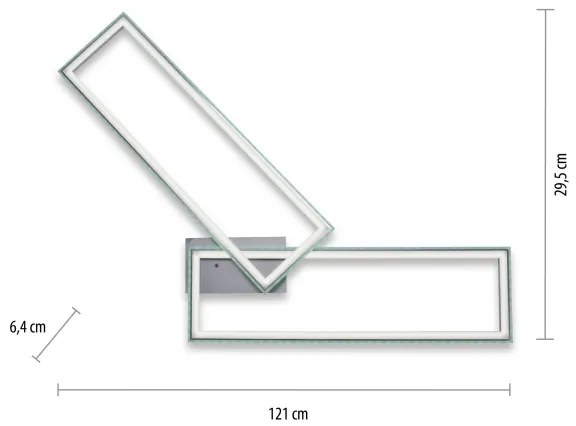 Leuchten Direkt14635-55-LED RGB Stmívatelné stropní svítidlo FELIX 34,5W/230V+DO
