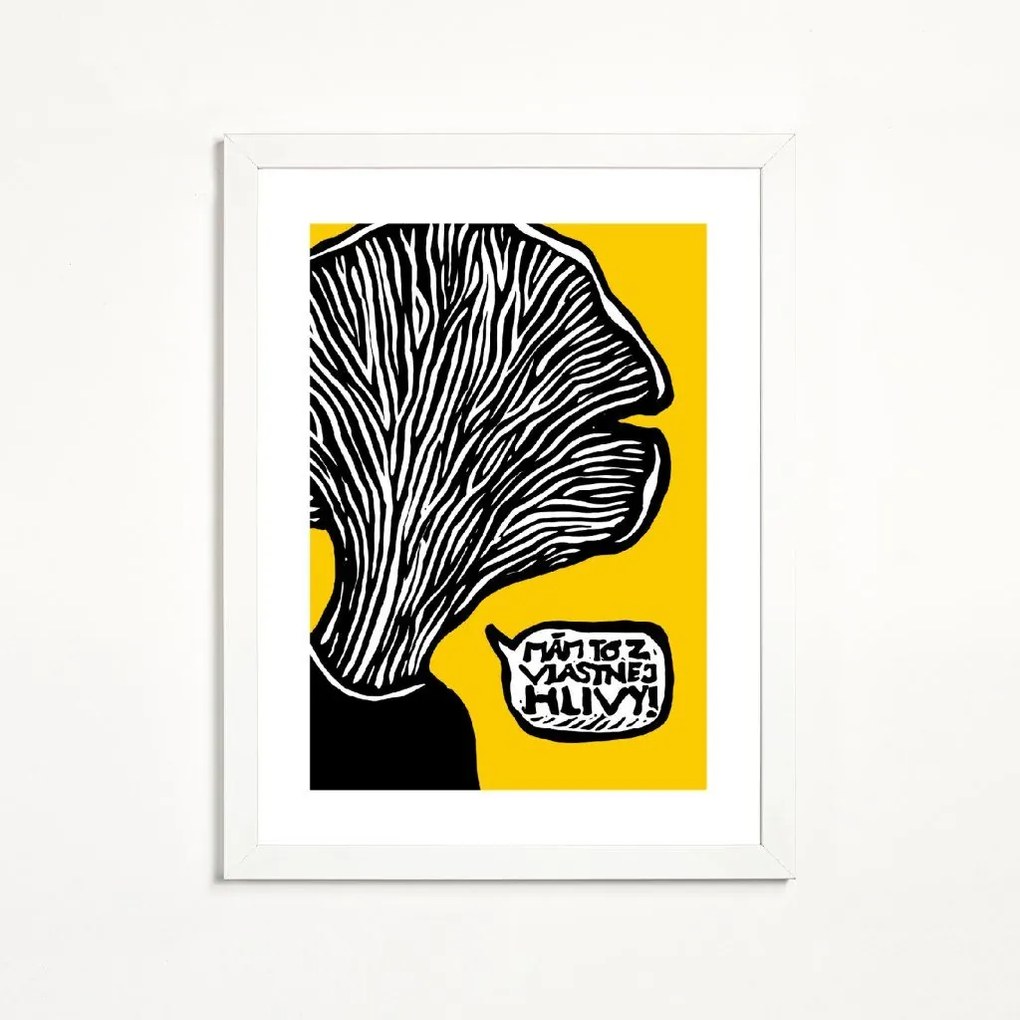 Mária Mérai | Saturejka Mária Mérai | Hlíva Rám: Černý, Velikost: 70 x 50 cm