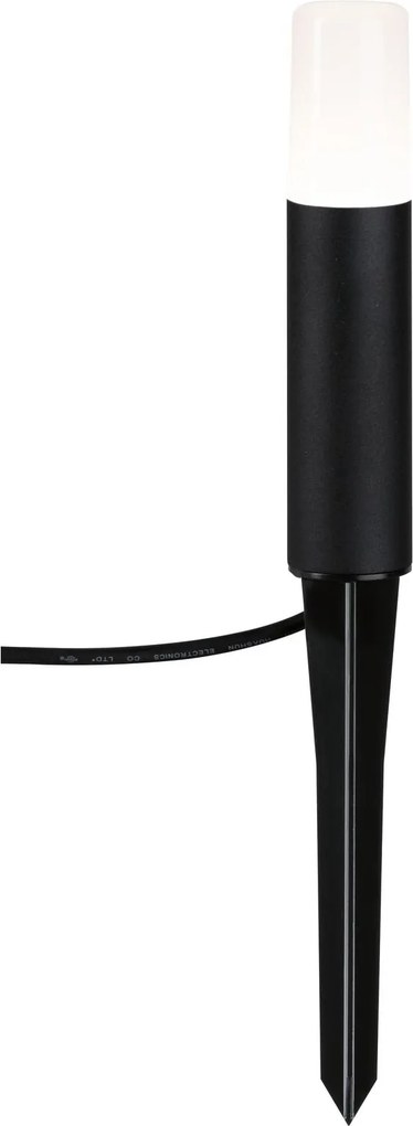 P 94533 Plug & Shine stojací svítidlo Flarea 200mm IP65 3,6W 3.000K černá - PAULMANN