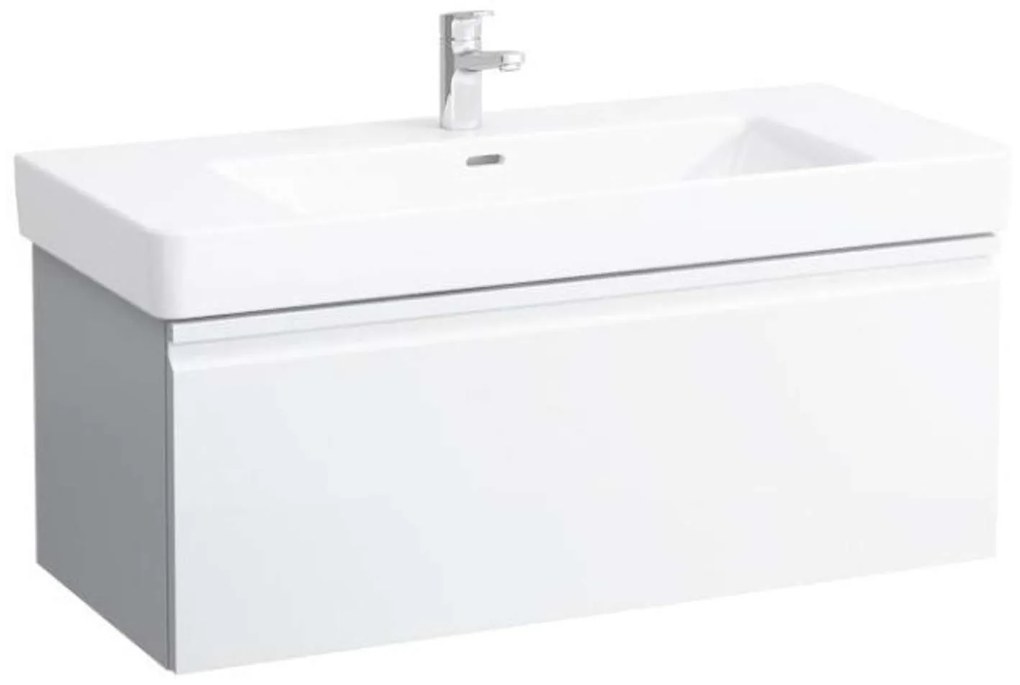 Laufen Pro S - Umyvadlová skříňka, 101x45x39 cm, 1 zásuvka, matná bílá H4835520964631