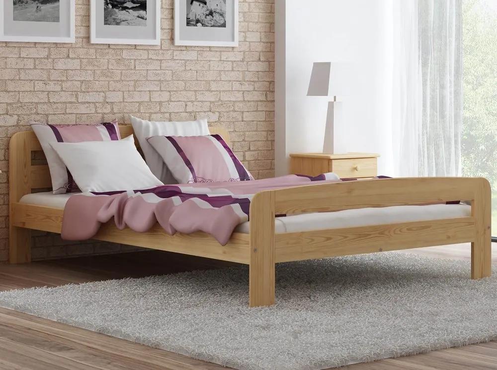 Magnat Dřevěná postel Klaudia 140 x 200 cm - bílá