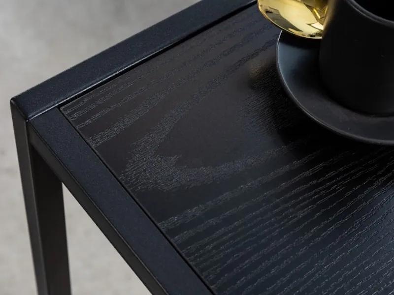 Slim Line příruční stolek černý 45 cm