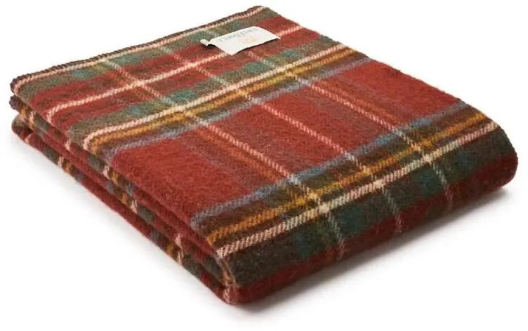 Vlněná deka Tartan Antique Royal Stewart (bez třásní) 200 x 150 cm Tweedmill