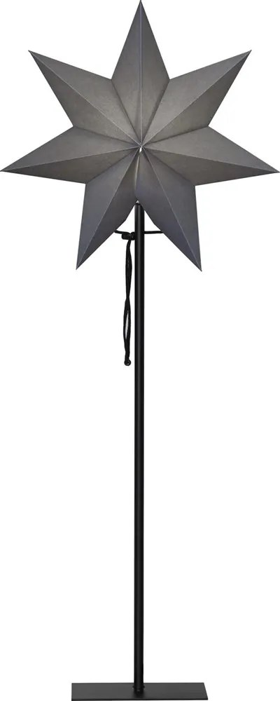 Star trading Stolní lampa hvězda OZEN V.85 cm šedá