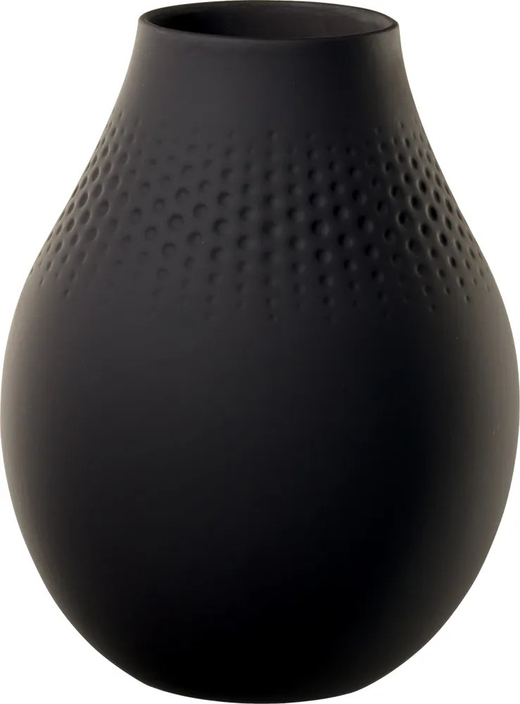 Villeroy&Boch Villeroy & Boch Manufacture Collier Noir váza Perle 16 cm, 2,3 l