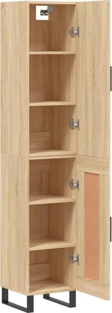 Skříň highboard dub sonoma 34,5 x 34 x 180 cm kompozitní dřevo 3199132